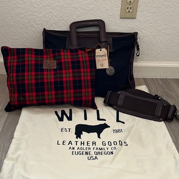 Will Leather Goods | Bags | New Will Leather Goods Canvasleather ...